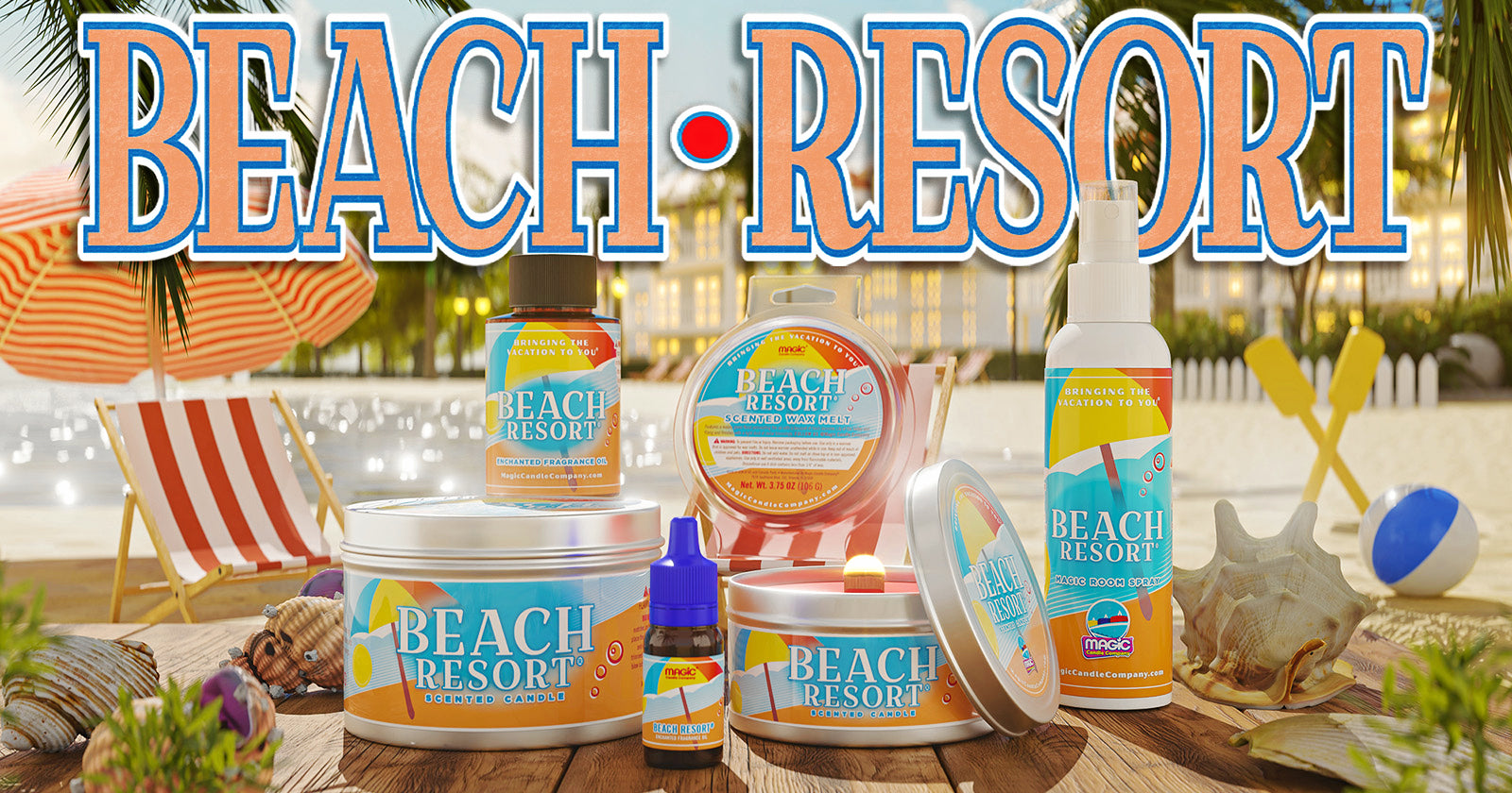 Beach Resort® Fragrance – Magic Candle Company