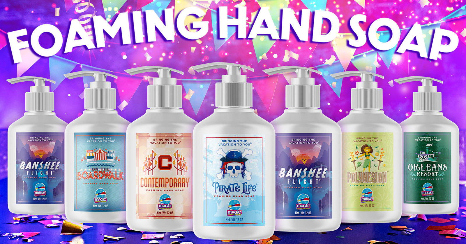 Foaming Hand Soap | Theme Park & Resort Scented Soap – Magic Candle Company