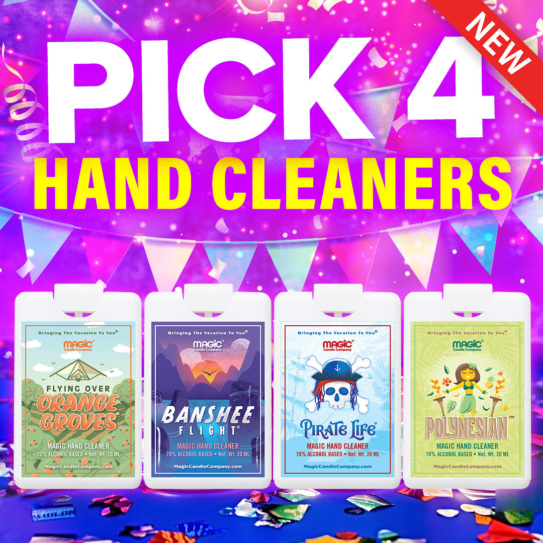 Magic Hand Cleaner Bundle | Scented Hand Sanitizer – Magic Candle Company