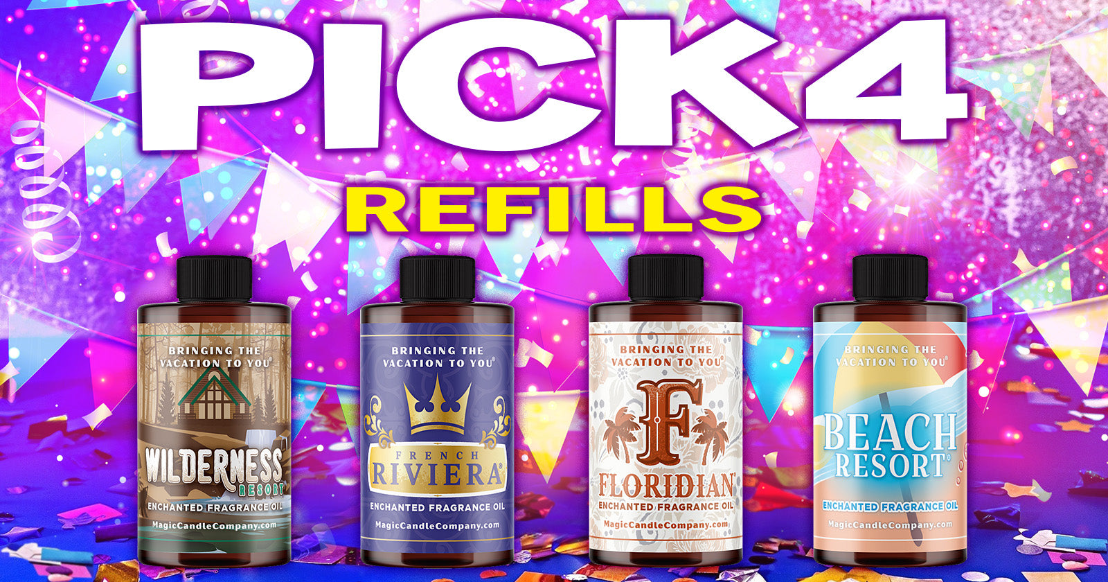 Magic Diffuser Refill Bundle | Theme Park & Resort Scents – Magic ...