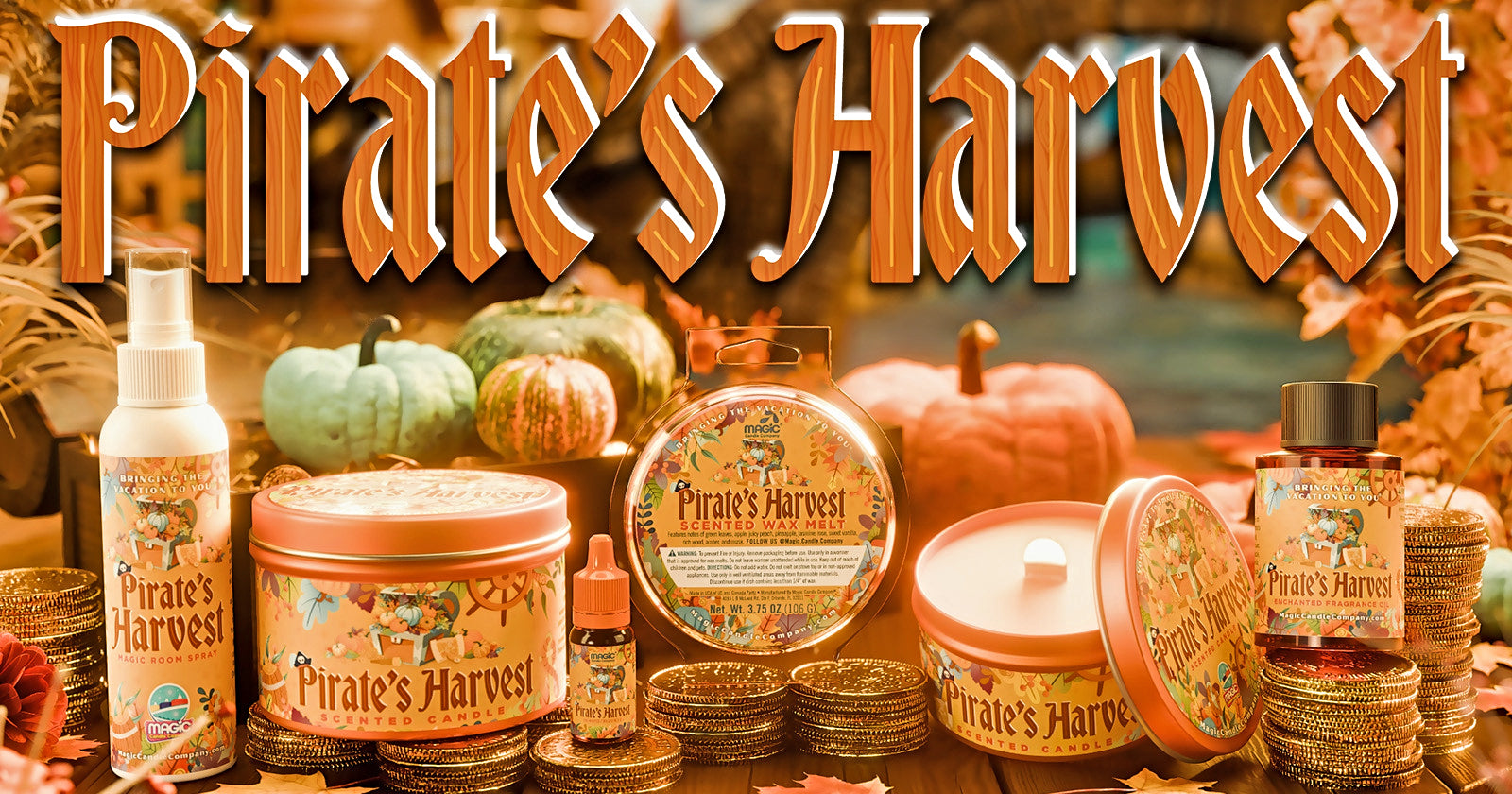 Pirate's Harvest® | Fall Theme Park Scents – Magic Candle Company