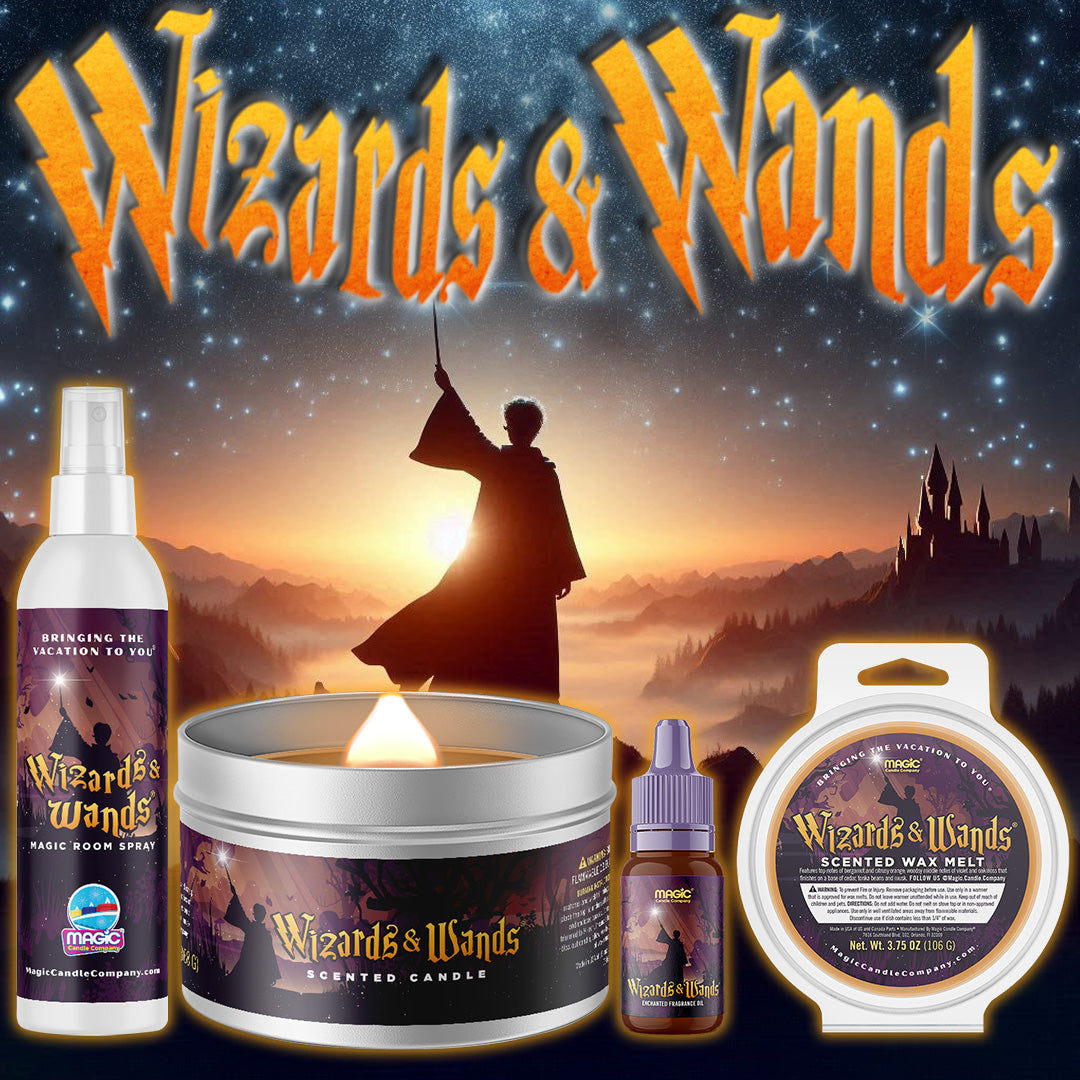 Wizards and Wands® | Theme Park Wizard Scent – Magic Candle Company